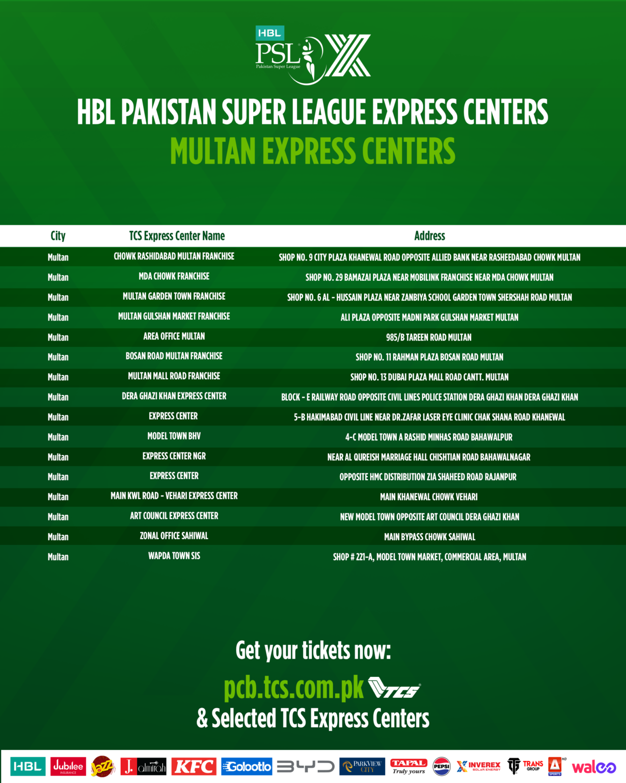 HBL PSL 2025 Tickets: Book Now, Prices & Venues | Best Official Guide ...